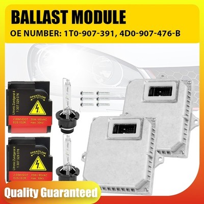 1/2X Xenon Headlight Ballast Unit & Igniter & D2S Bulb For 06-09 VW ...