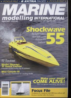 MARINE MODELLING INTERNATIONAL MAGAZINE - August 2005 | eBay UK