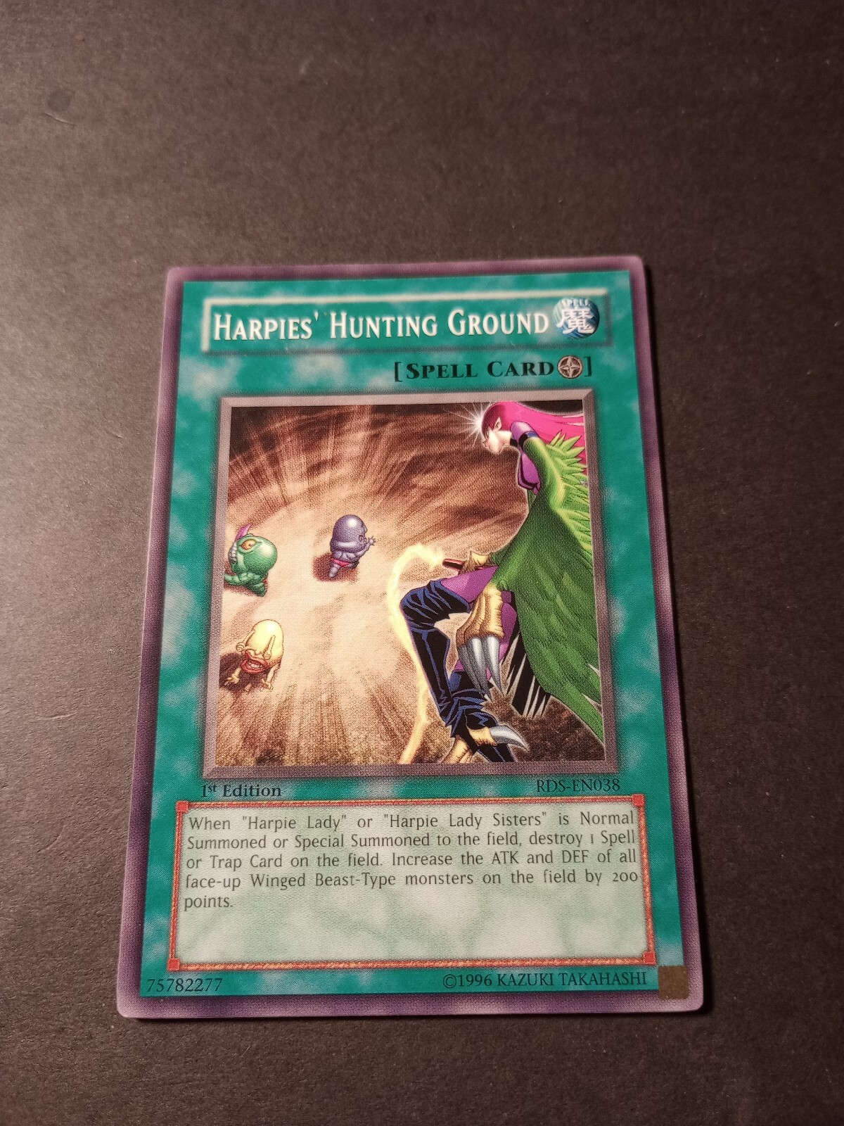 Yu-Gi-Oh! Harpies' Hunting Ground 1st Edition Common Spell Card RDS ...