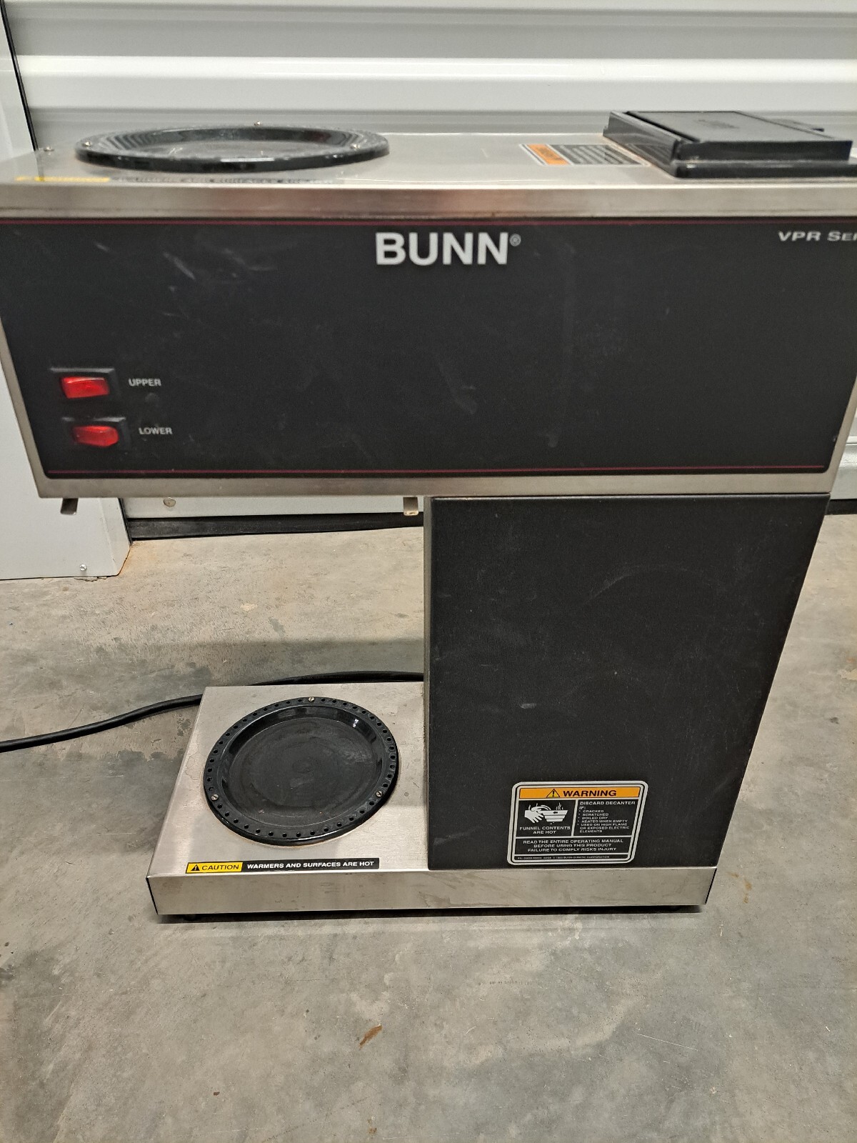 BUNN VPR Coffee Brewer Commercial 2-Burner 120V 1575W 33200.0001 | eBay