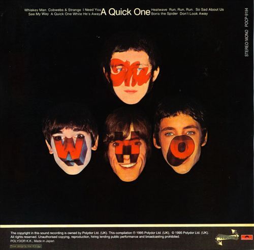 THE WHO - QUICK ONE (HAPPY JACK) [BONUS TRACKS] [REMASTER] NEW CD ...