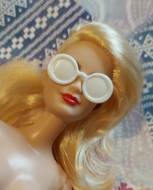 Barbie Ken Doll White Round Eyeglasses Sunglasses Eye Glasses Fashion ...