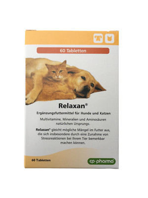 3 x Relaxan - für Hund + Katze 60 Tabletten (Gesamt 180) / (433,84 ...