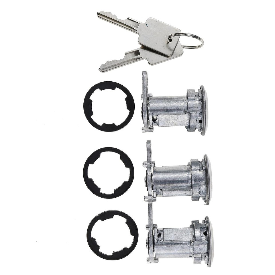 Door Lock Cylinder & Keys 8122874K3 For Jeep CJ Wrangler YJ Cherokee XJ ...