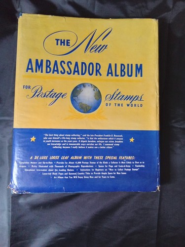 THE NEW AMBASSADOR STAMP ALBUM W COMMON TO VERY RARE STAMPS | eBay