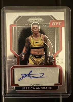 2022 Prizm Jessica Andrade Autograph Signature UFC #SG-JAD - Silver AAA ...