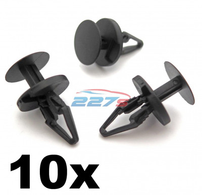 10x Ford Plastic Trim Clips, Bumper, Splitter and Wheel Arch Lining ...