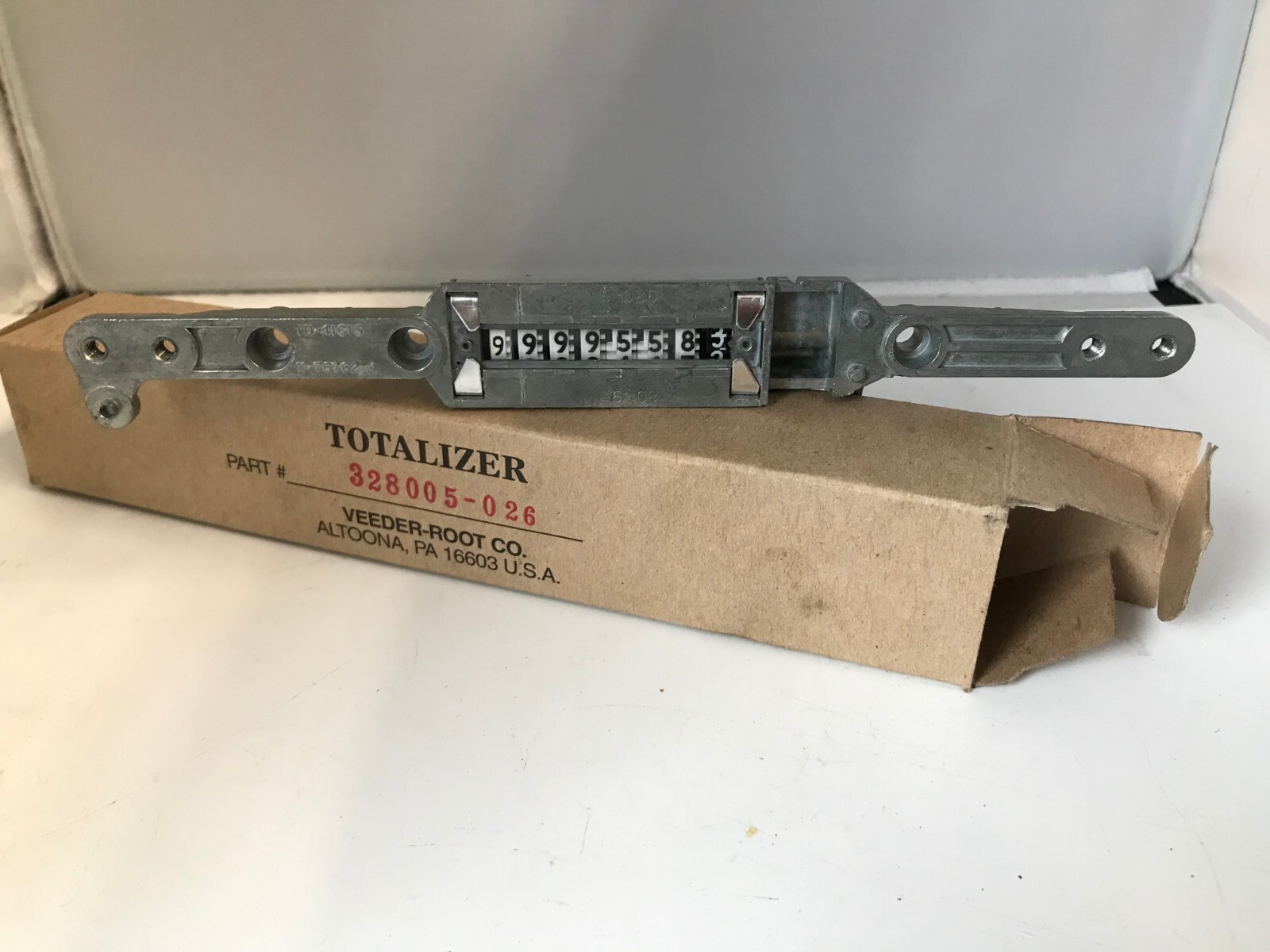 VEEDER ROOT 0328005-026 MECHANICAL COMPUTER/GAS-PUMP- QUANTITY ...