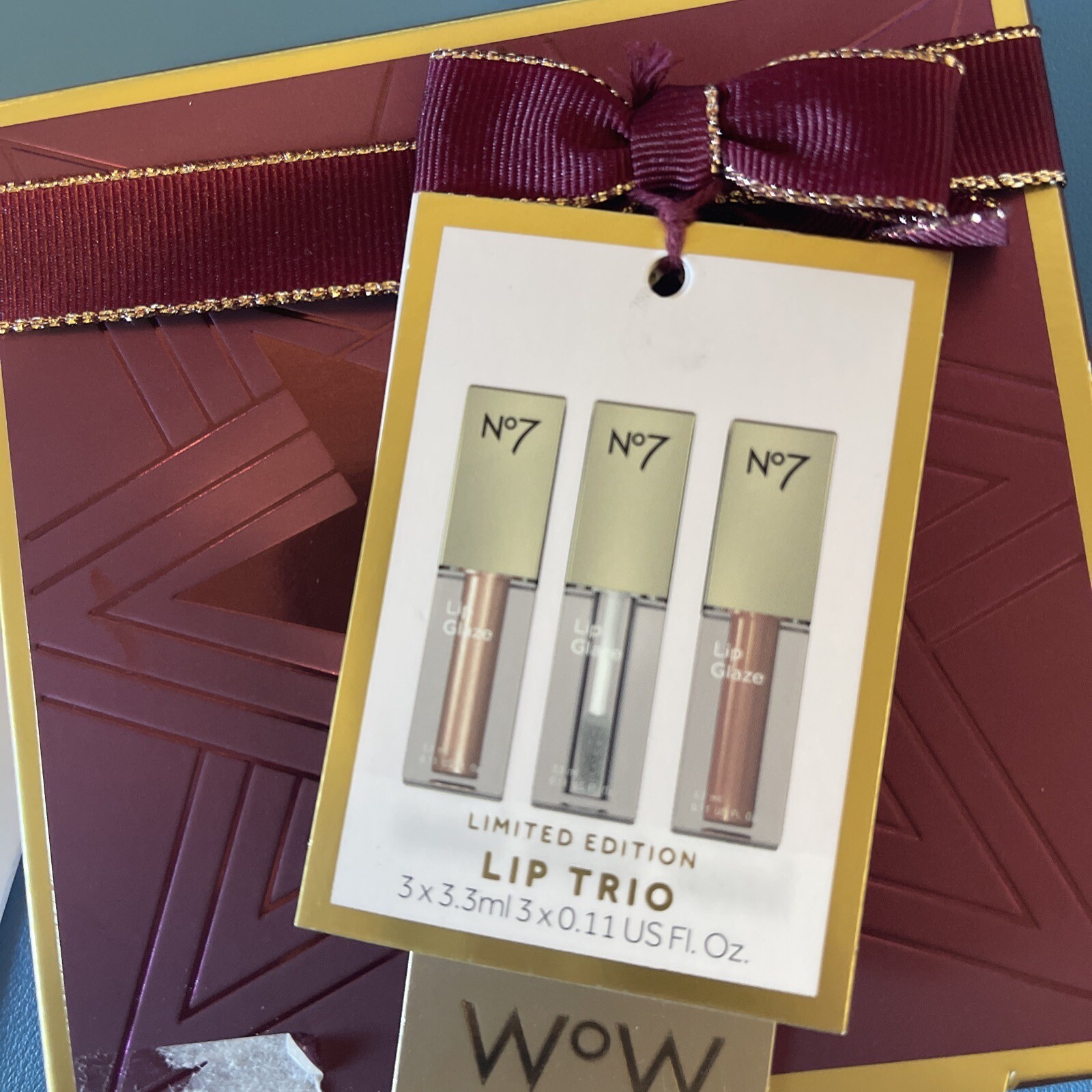- No7 - LIMITED EDITION - LIP GLAZE TRIO - MAKE UP GIFT SET for sale ...