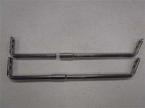 RINKER WINDSHIELD SUPPORT BRACKET PAIR (2) ADJUSTABLE 14 3/8" MARINE ...