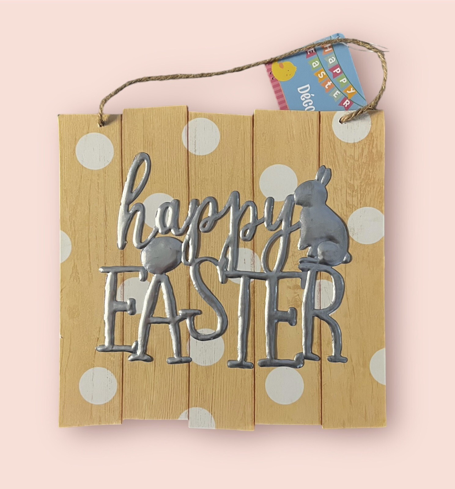 Happy Easter Decor Sign - New - Hanging Sign 195464103029| eBay
