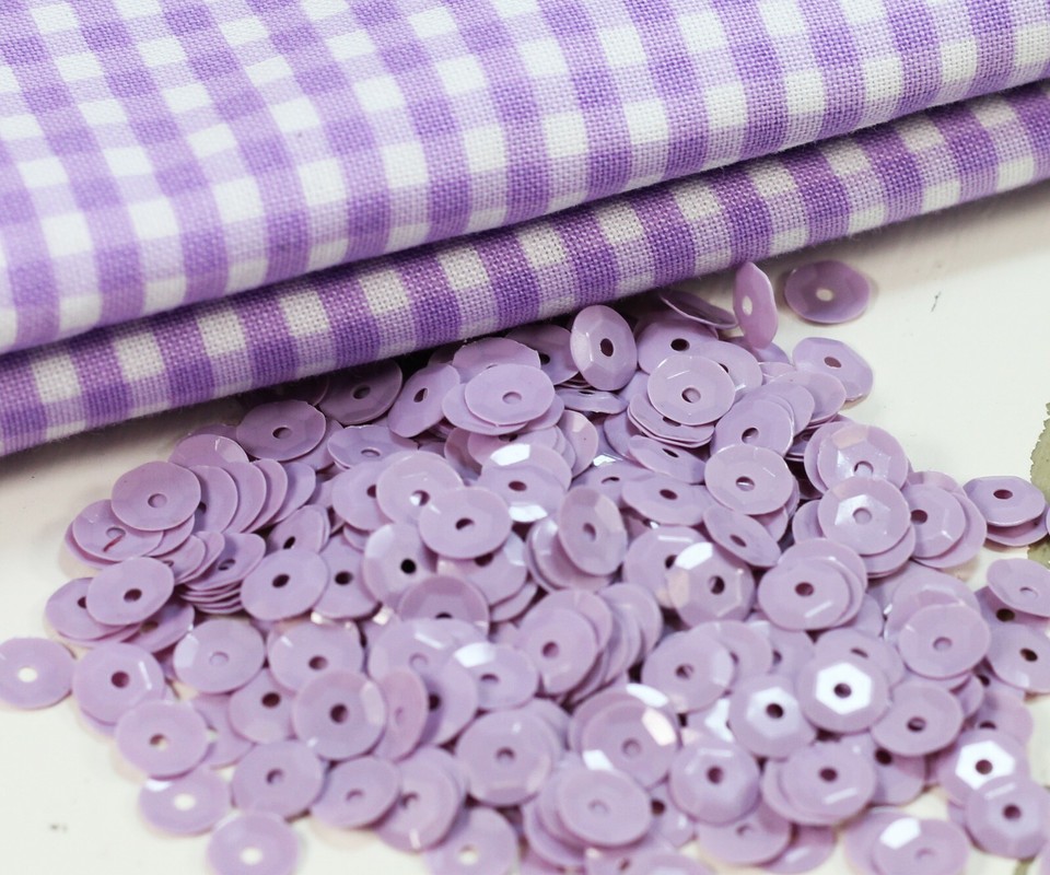 LOOSE CUP SEQUINS - PASTEL - 8 COLORS - 2 SIZES - 720/PACK - THREADART ...