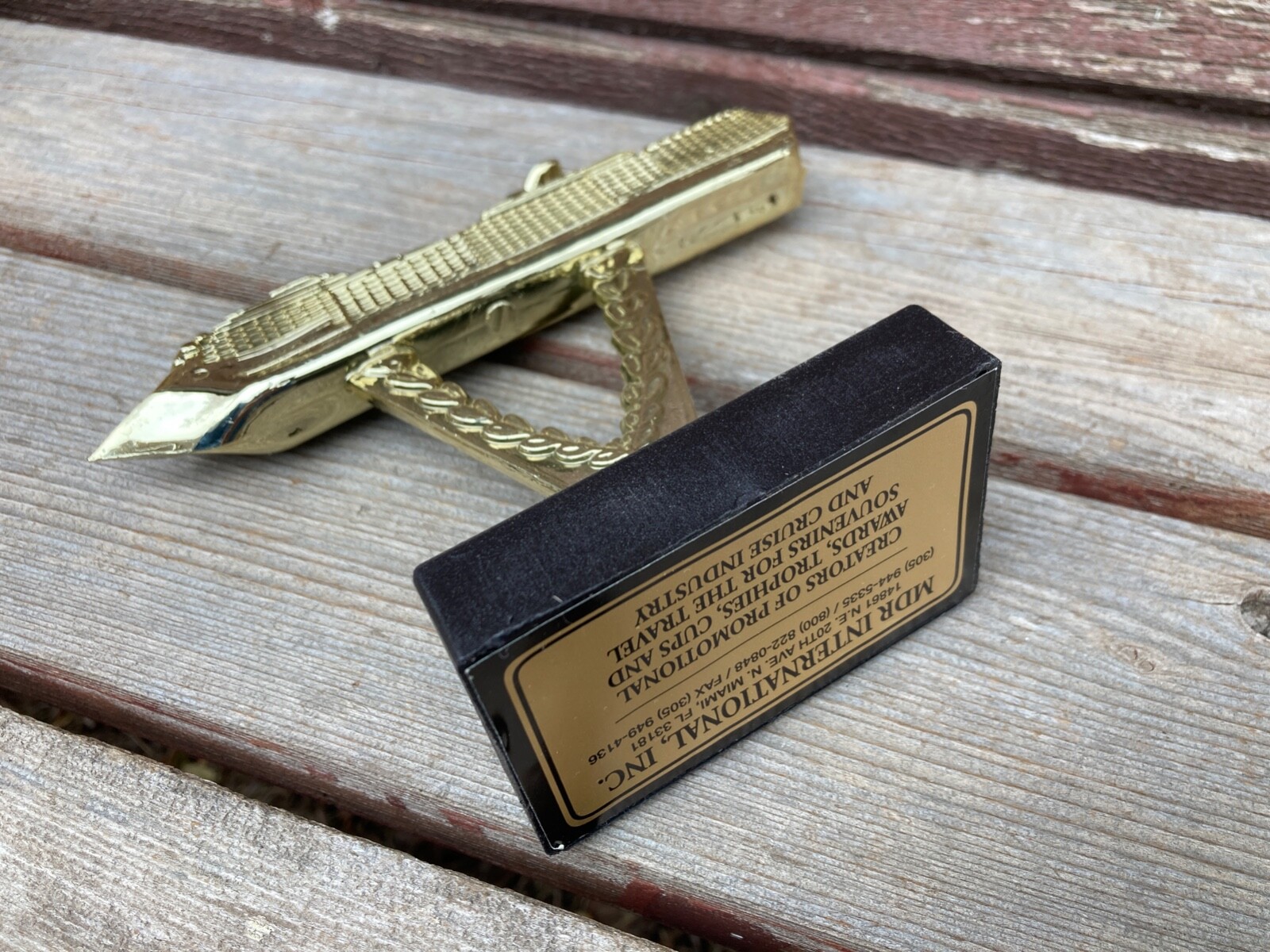 VTG Carnival FREEDOM Plastic Ship on a Stick Cruise Trophy | eBay
