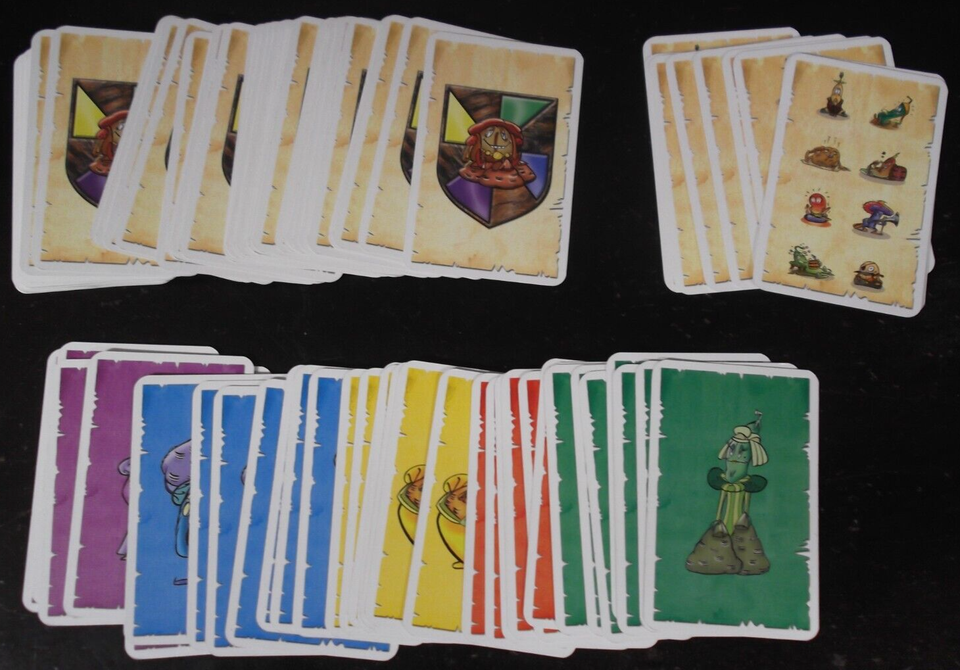 101 LOOSE cards from 2002 Board game BEAN TRADER German? NO BOX/RULES ...