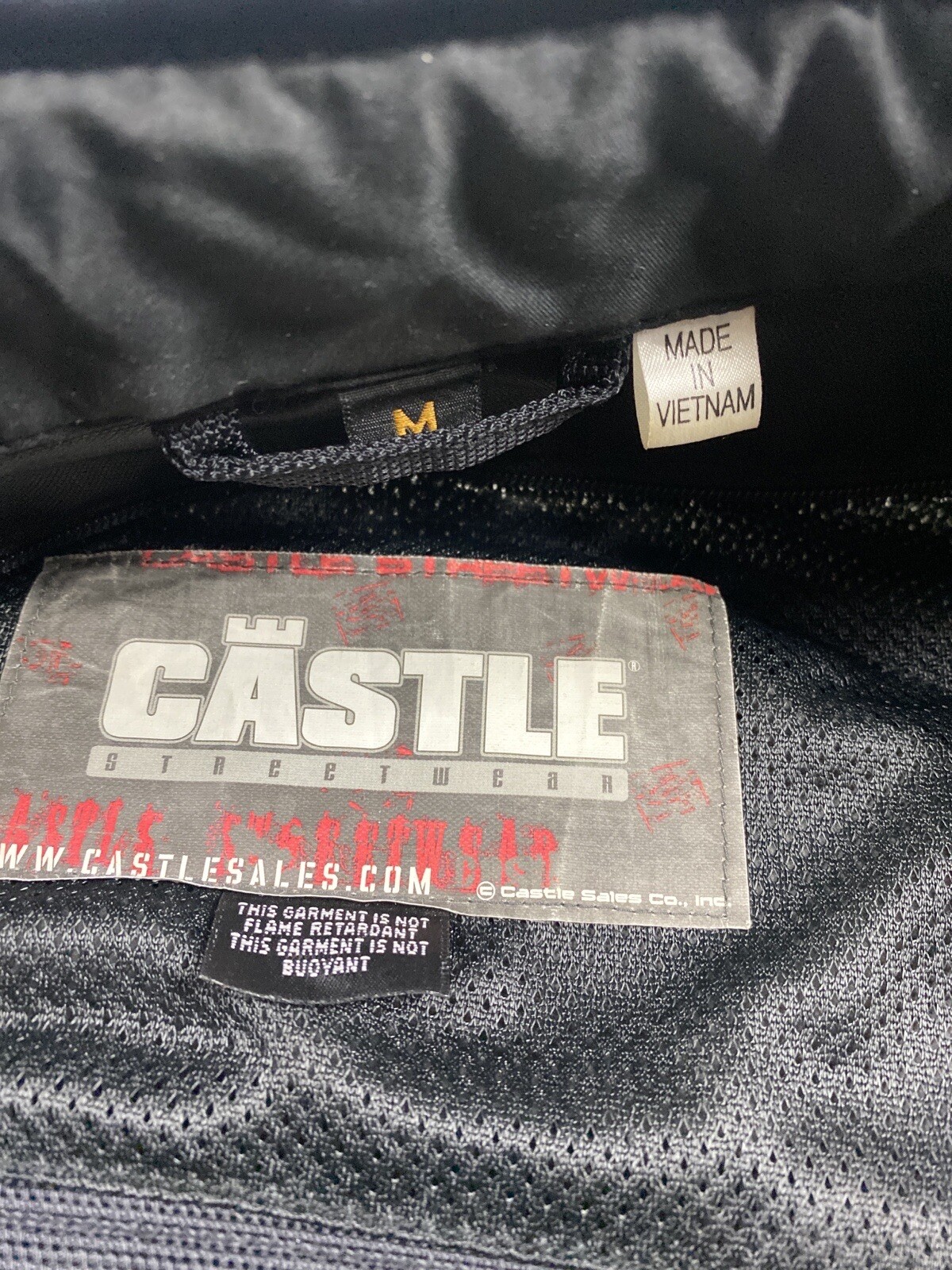 Castle Motorcycle Jacket M Armored Elbow and Shoulder M | Gray | Cordura | 3 Pockets | Touring ...