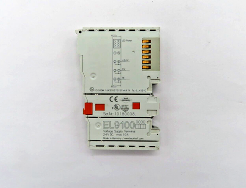 Beckhoff EL 9100 EtherCAT 24V Potential Supply Terminal PLC Module - 2 ...