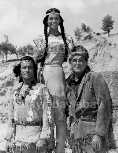 WINNETOU AND OLD FIREHAND P BRICE MARIE VERSINIR CAMERON RARE 10X8 INCH ...