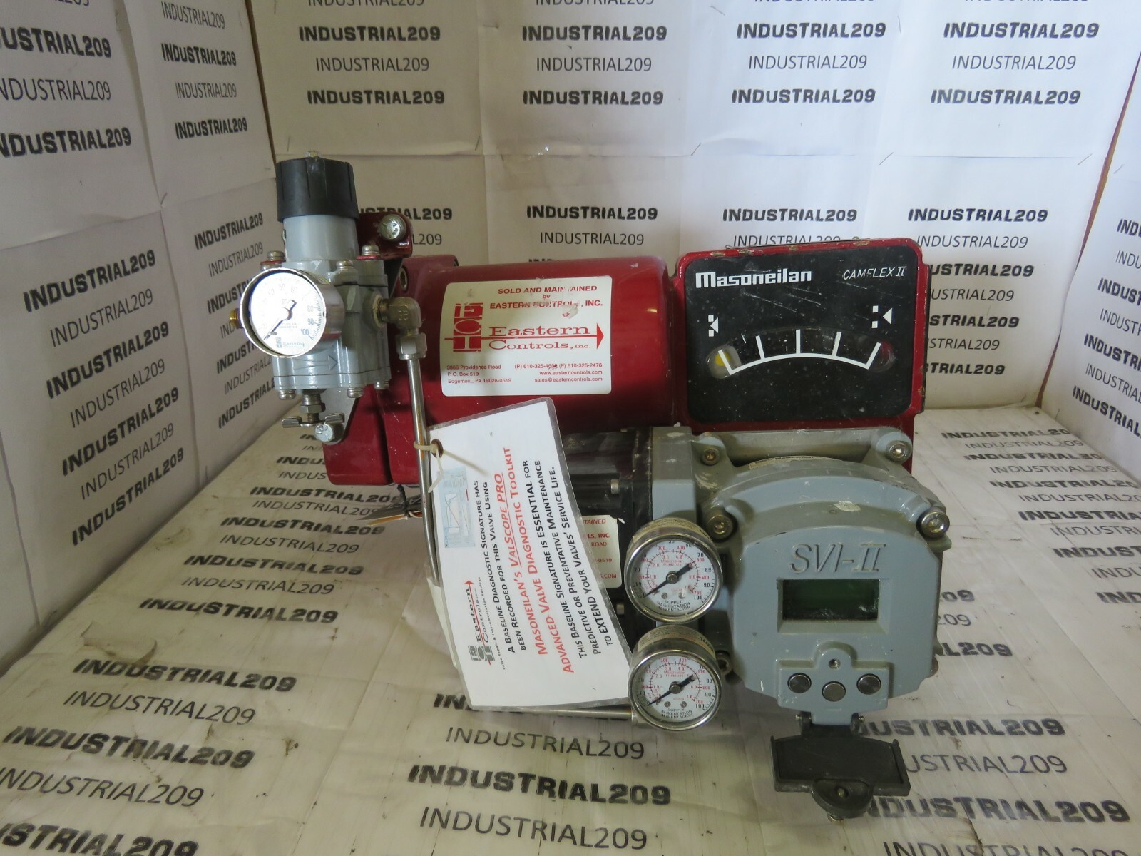 MASONEILAN CAMFLEX II 1'' 150 VALVE 35-35212 w/ SV-II POSITIONER USED ...