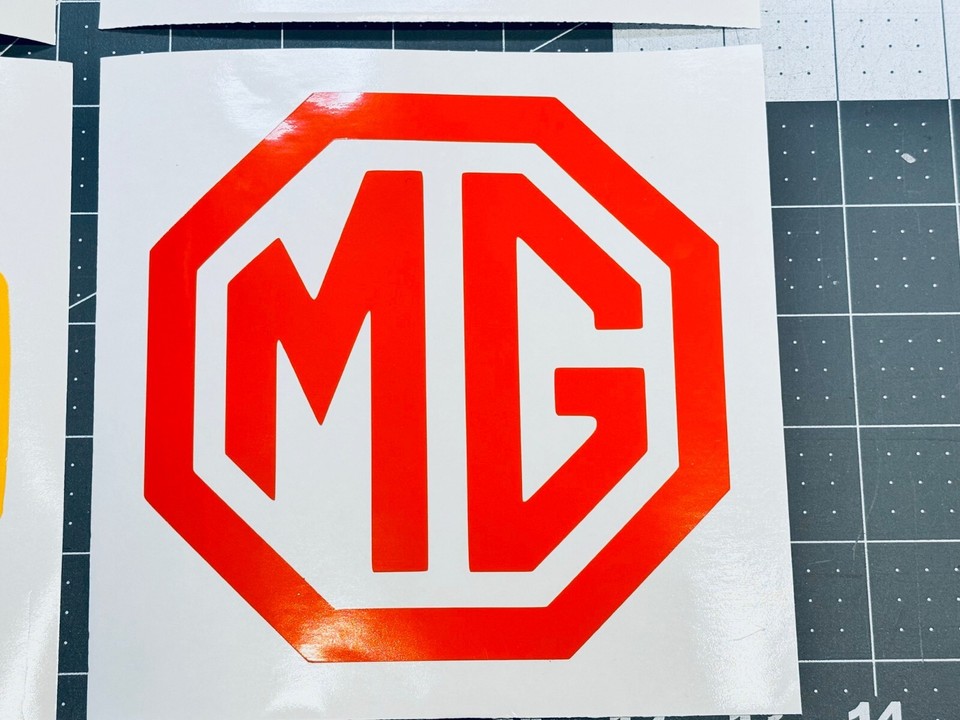 MG Octagon Vinyl Decal - Many Sizes / Colors Avail Buy 2 Get 1 Free ...