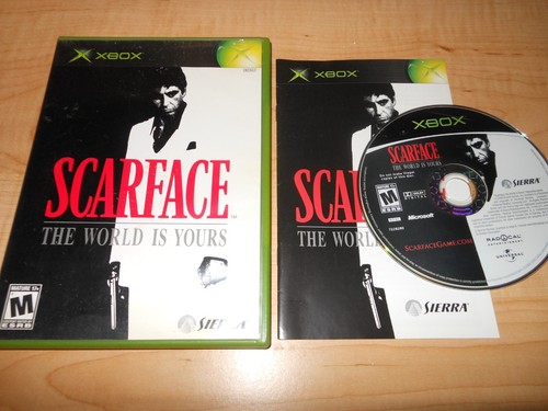 Scarface: The World is Yours COMPLETE (Microsoft Xbox 2006) TESTED cib ...