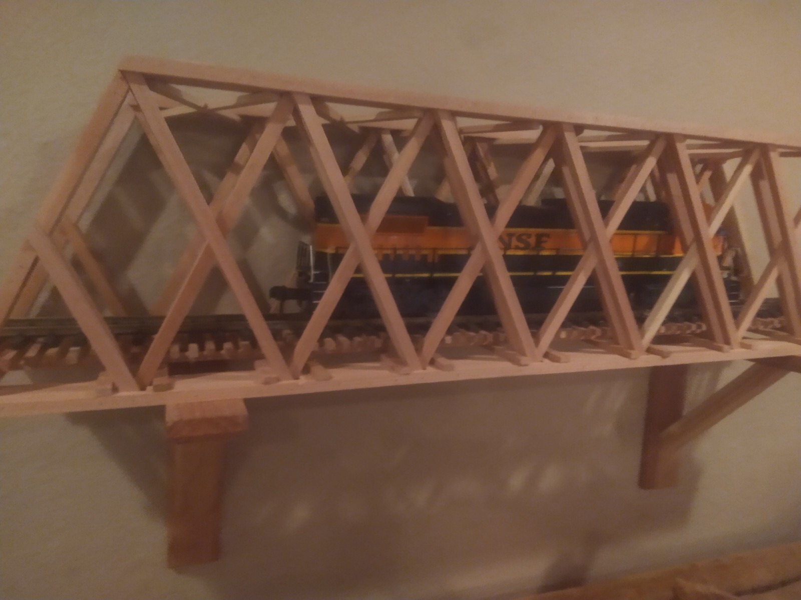 G Scale Display Truss Bridge 48"! Model Train Trestle For USA LGB MTH ...