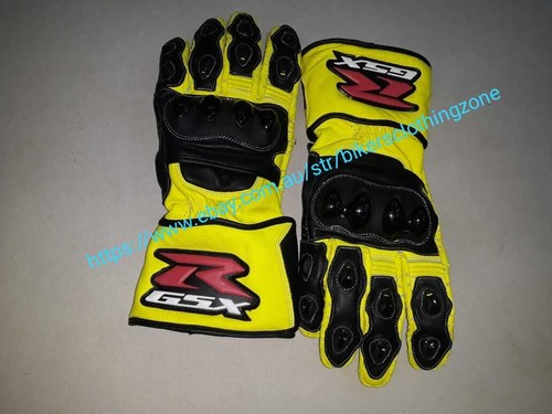 Suzuki Gloves GSXR Motorbike Motorcycle Bike Leather Leder Biker ...