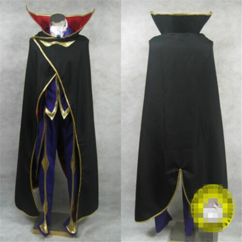 NEW Code Geass Lelouch Zero Cosplay Costume | eBay