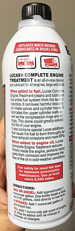 LUCAS 10016 COMPLETE ENGINE TREATMENT - BOX OF 12 BOTTLES | eBay