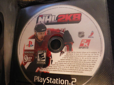 NHL 2K8 PS2 Playstation 2 CD Game with Blank Case - #AF | eBay
