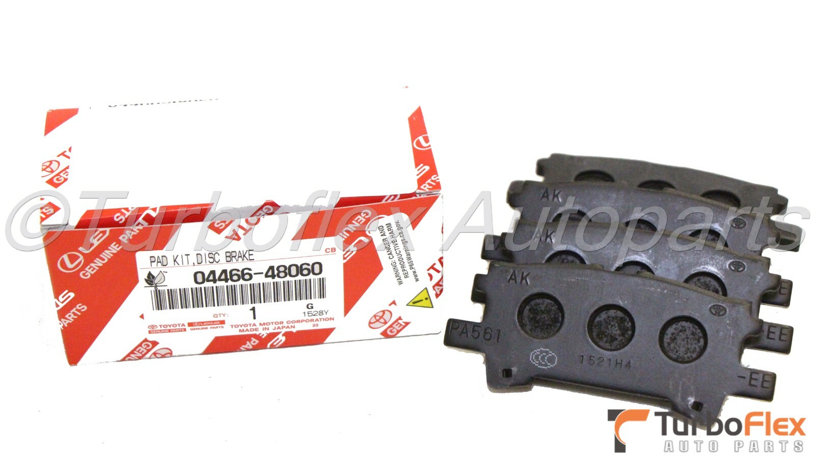 Lexus RX330/350/400H 2004-2009 Rear Brake Pad Set Genuine 04466-48060 ...