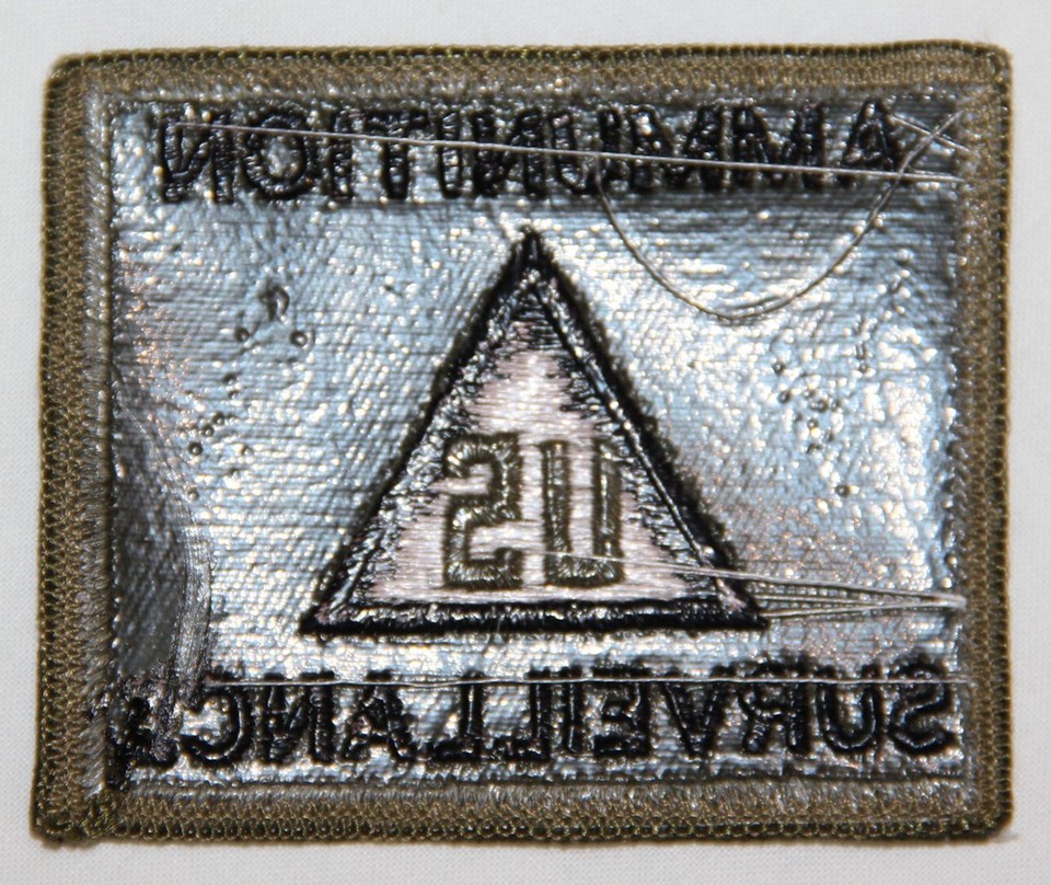 ORIGINAL U.S. ARMY NON-COMBATANT AMMUNITION SURVEILLANCE PATCH | eBay