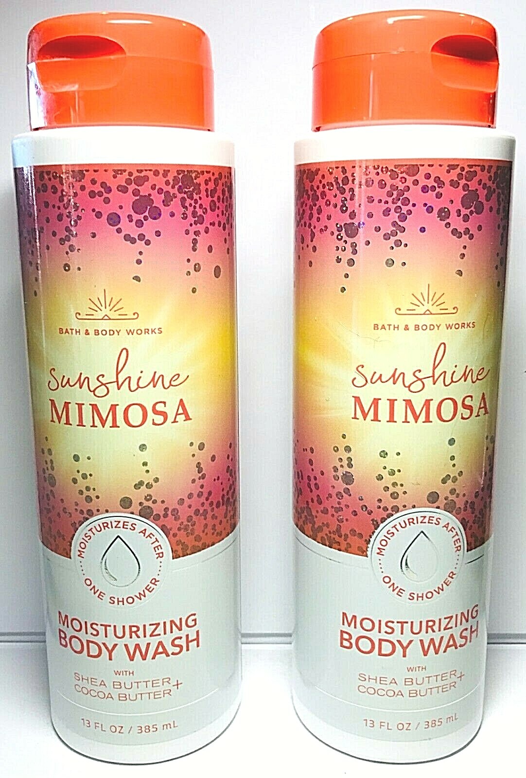 *New* SUNSHINE MIMOSA ~ BODY WASH ~ 2PK~ Bath & Body Works ~ SHIPS FREE ...