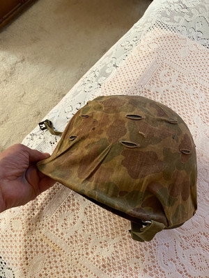 WW2 USMC HELMET, JAPANESE FLAG, BAYONET AND MOVIE GENUINE NEW HELMET. | eBay