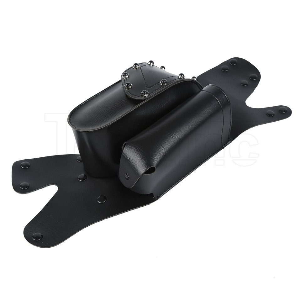 Saddlebag Guard Water Bottle Holder Storage Bag Fit for Harley Touring ...