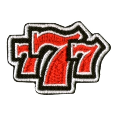 777 Jackpot Embroidered Patch Casino Coin Slot Machine Game Lucky ...