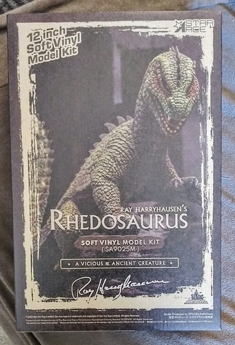 Star Ace Harryhausen Rhedosaurus Vinyl Model Kit Beast From 20,000 ...