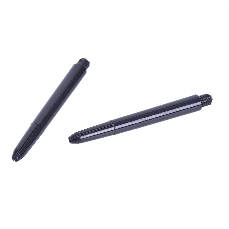 Black 50pcs/lot Nylon Dart Shafts 2BA 48mm Screw Thread Plastic Dart ...