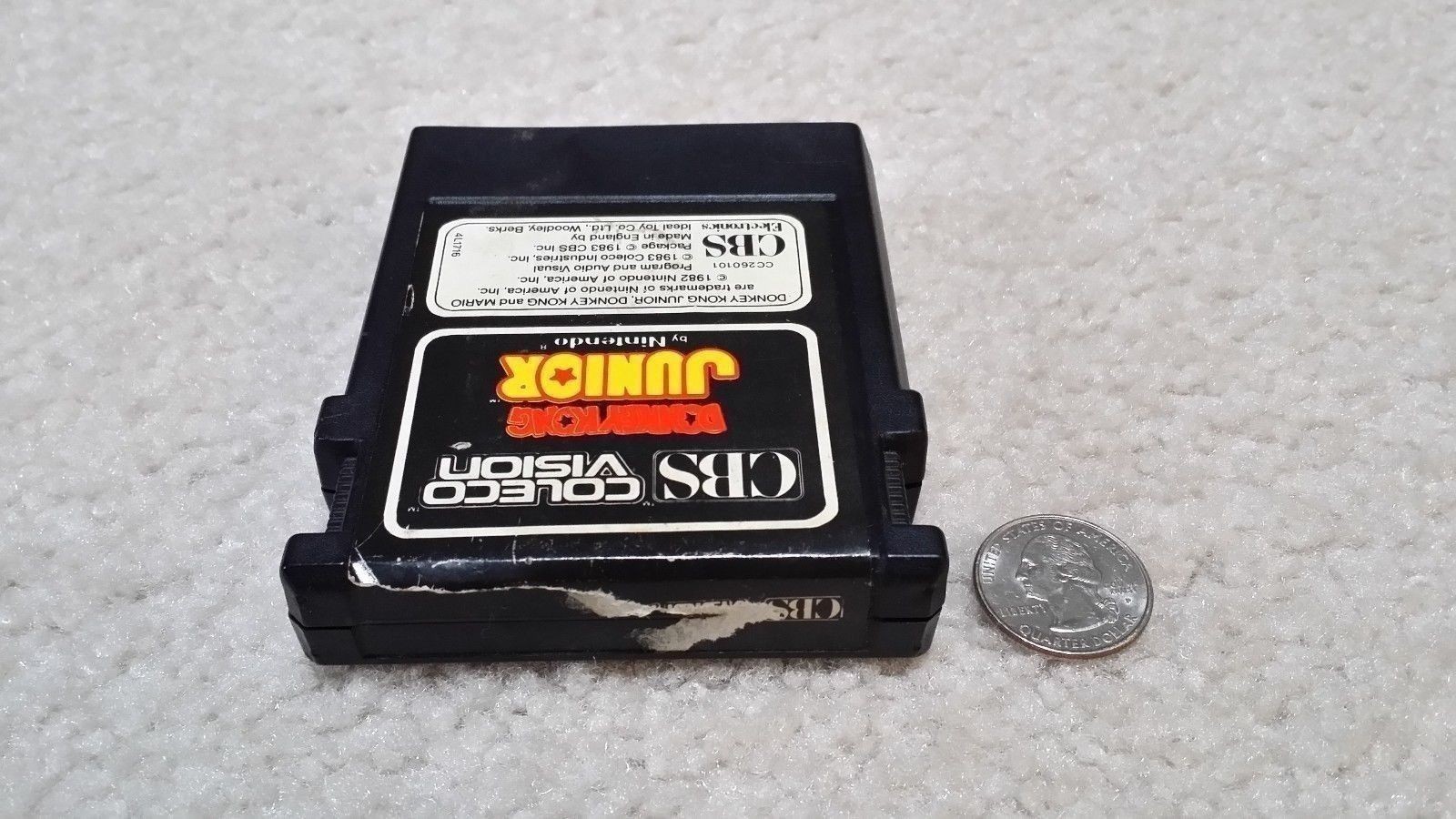 Coleco Colecovision DONKEY KONG JUNIOR cartridge, CBS Electronics (UK ...