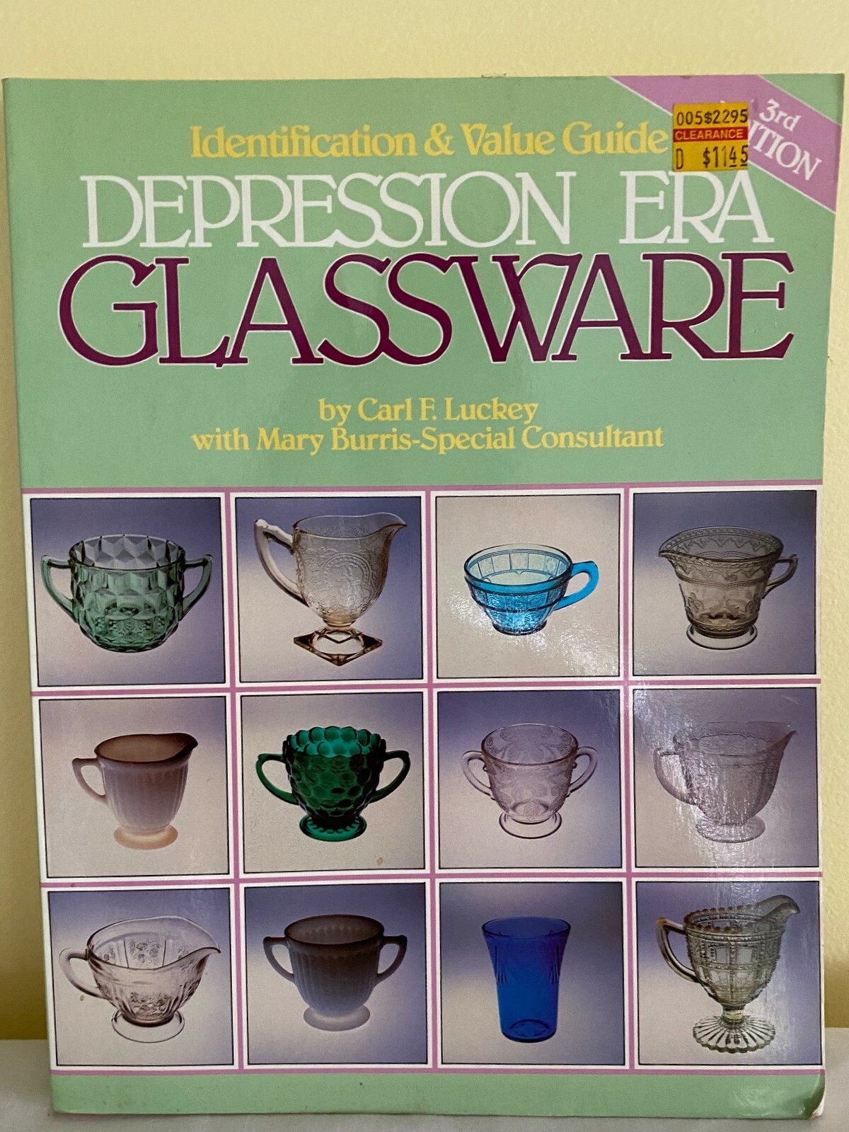 Depression-Era Glassware : Identification and Value Guide by Carl F ...
