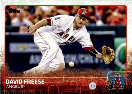 2015 Topps Baseball Card David Freese Los Angeles Angels #610 | eBay