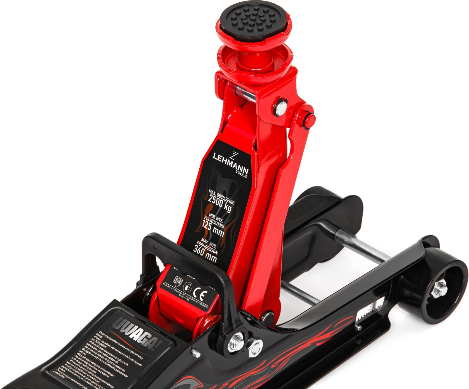 Rangierwagenheber 2,5t Wagenheber hydraulisch Autoheber ab 85-360mm Kfz ...