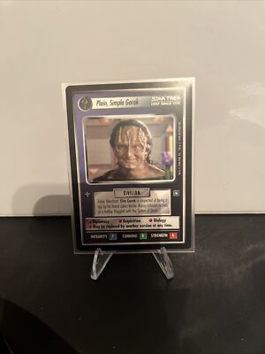 Star Trek CCG - Deep Space 9 - Plain, Simple Garak - Rare Card | eBay