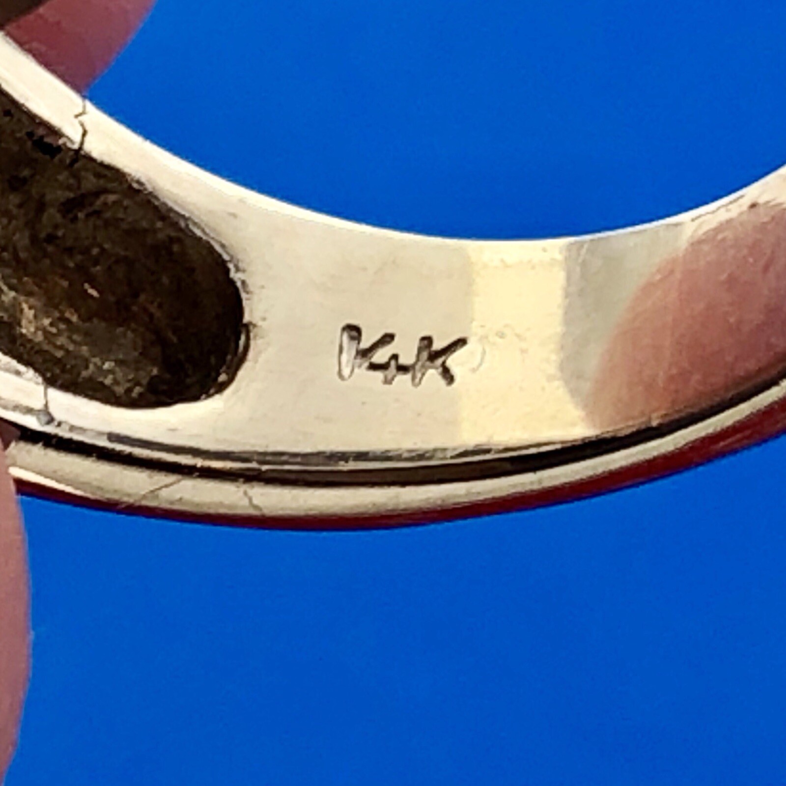 Goldman Kolber GK 14K White Gold 925 Silver 2 Insert Spinel ...