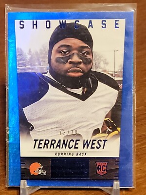2014 HOT ROOKIES NFL FOOTBALL SHOWCASE ROOKIE CARD RC TERRANCE WEST 73/ ...