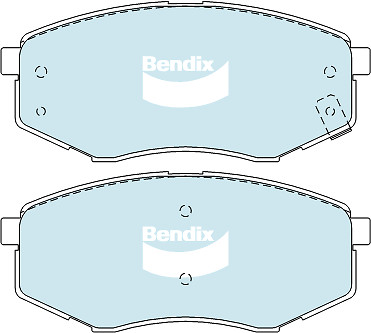 Brake Pads General CT Bendix DB2072GCT for Kia Sportage SL SUV CRDi 2 ...