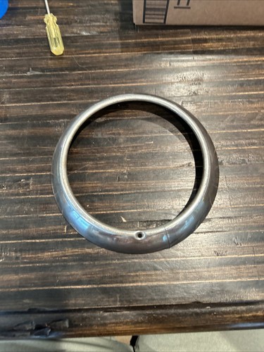 Vintage Steel Chrome Headlight Bezel Ring Trim Piece 9” | eBay