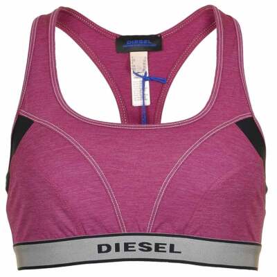 DIESEL Miley S Stretch Jersey Bralette, Purple | eBay