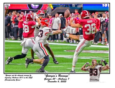 GEORGIA BULLDOGS FOOTBALL 2025 SEC CHAMPIONSHIP GEORGIAS REVENGE VS AL ...