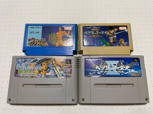 Lot 4 Hercules no Eiko 1 2 3 4 Set Super Famicom SNES SFC NES Nintendo ...