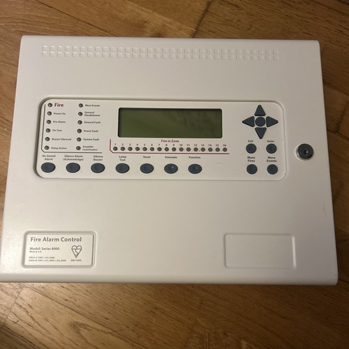 New Kentec Model :series 8000 1 Loop Fire Alarm Panel - With Paperwork ...